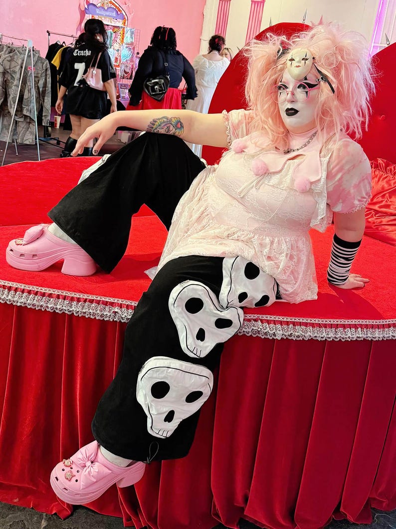 Plus Size Super Skull Cargo Pants - Alternative, Goth, Skulls, 90s ...