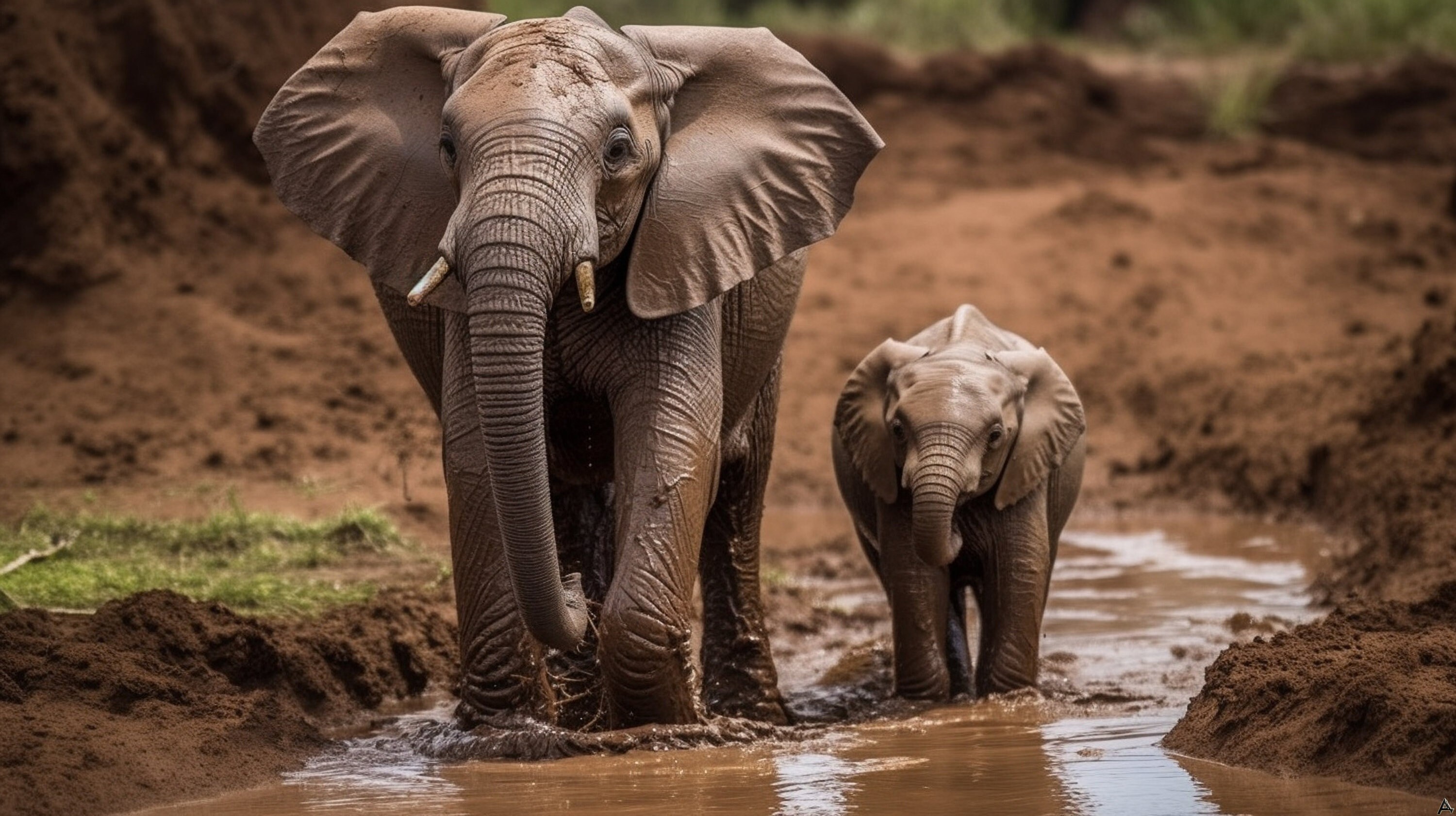 Digital Ai Art Download Elephant ELE POSTER, WALLPAPER - Etsy