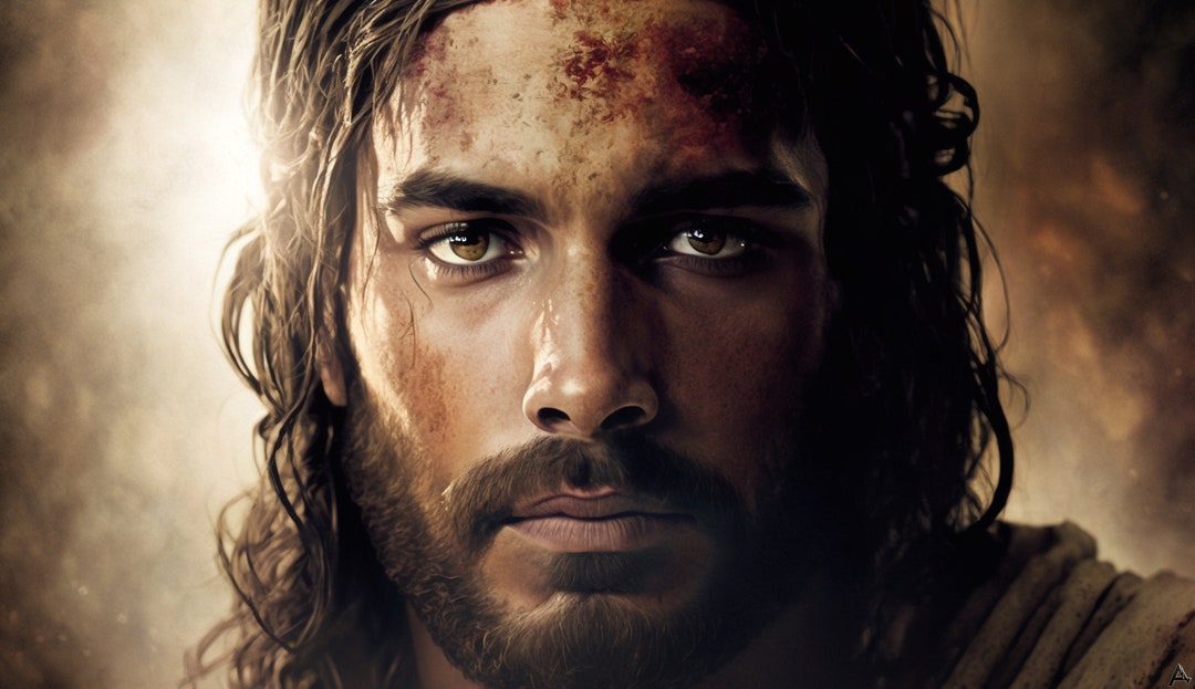 Digital Ai Art Download Jesus Christ HIS FACE Wallpaper, Poster - Etsy