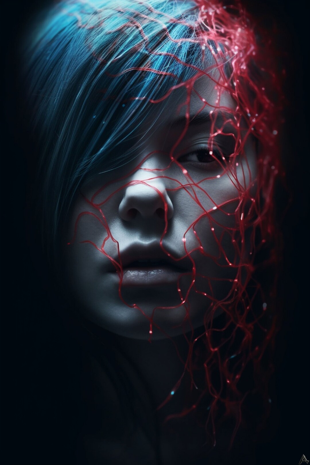 Digital Ai Art Download Future Goth Girl Wallpaper Poster - Etsy Australia
