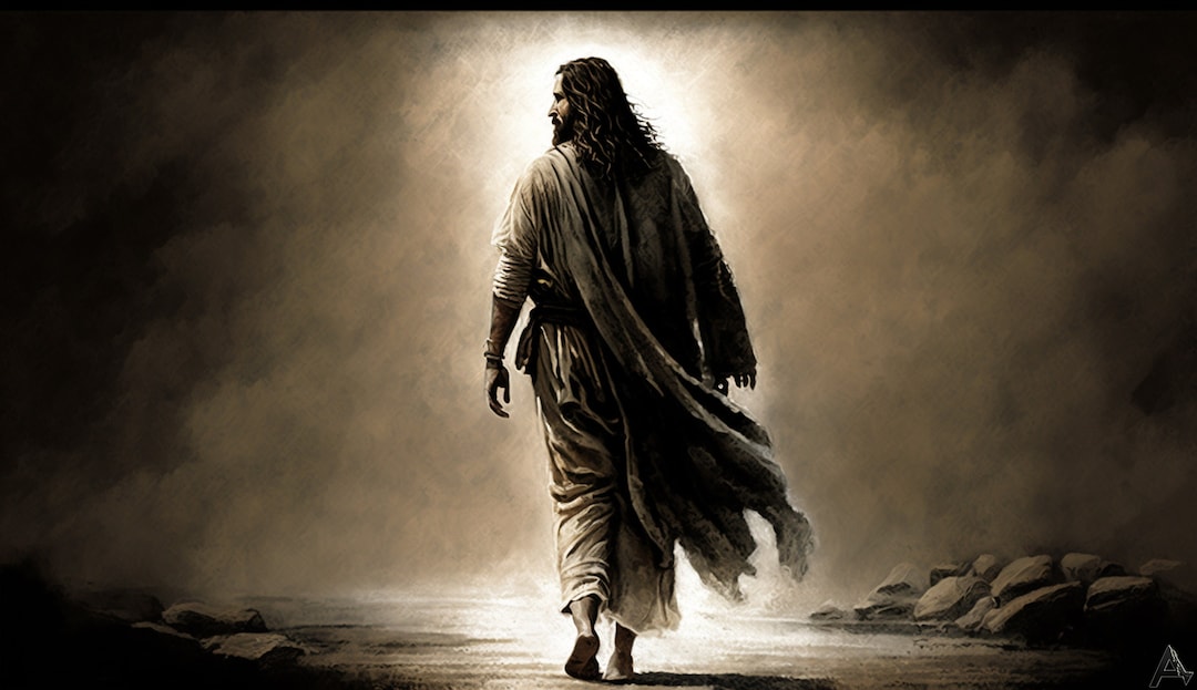 Digital Ai Art Download JESUS WALKS Wallpaper, Poster - Etsy