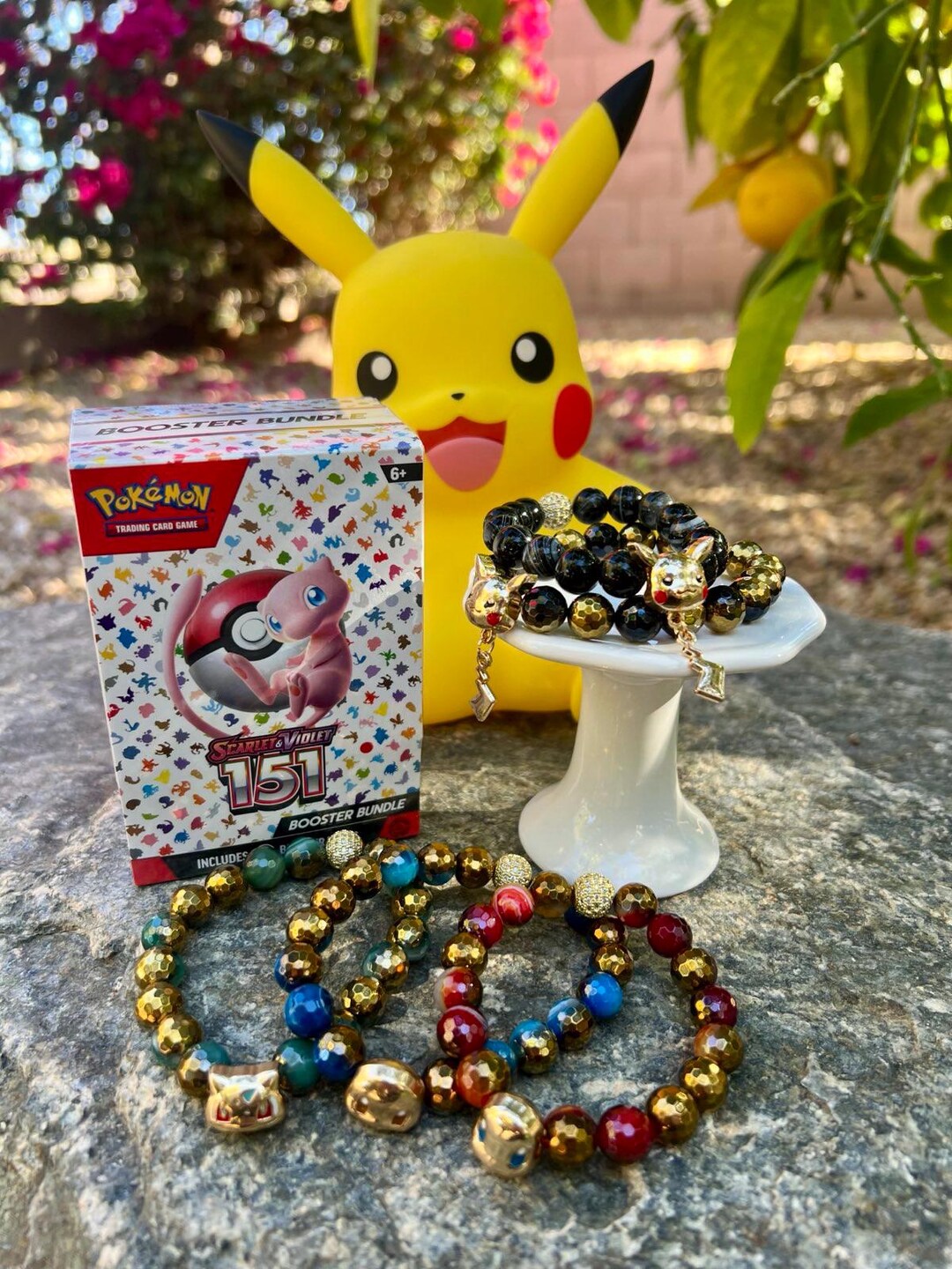 Pokemon 151 Starter Collection • Pokemon Bracelets, Pikachu Bracelets ...