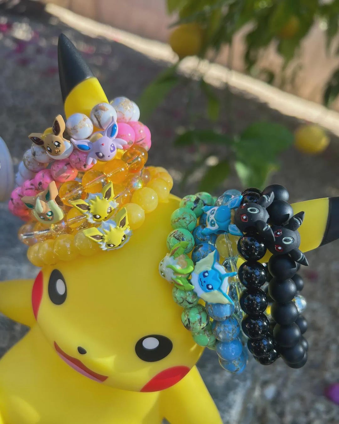 Rainbow Evolution Charm Bracelets • Pokemon Inspired Gemstone Jewelry ...
