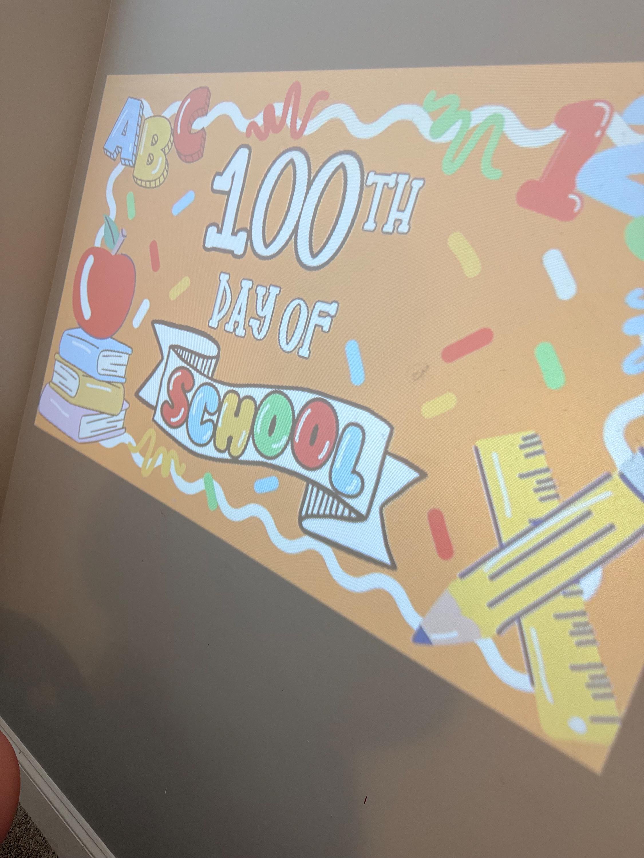 100th Day of School Banner - Etsy