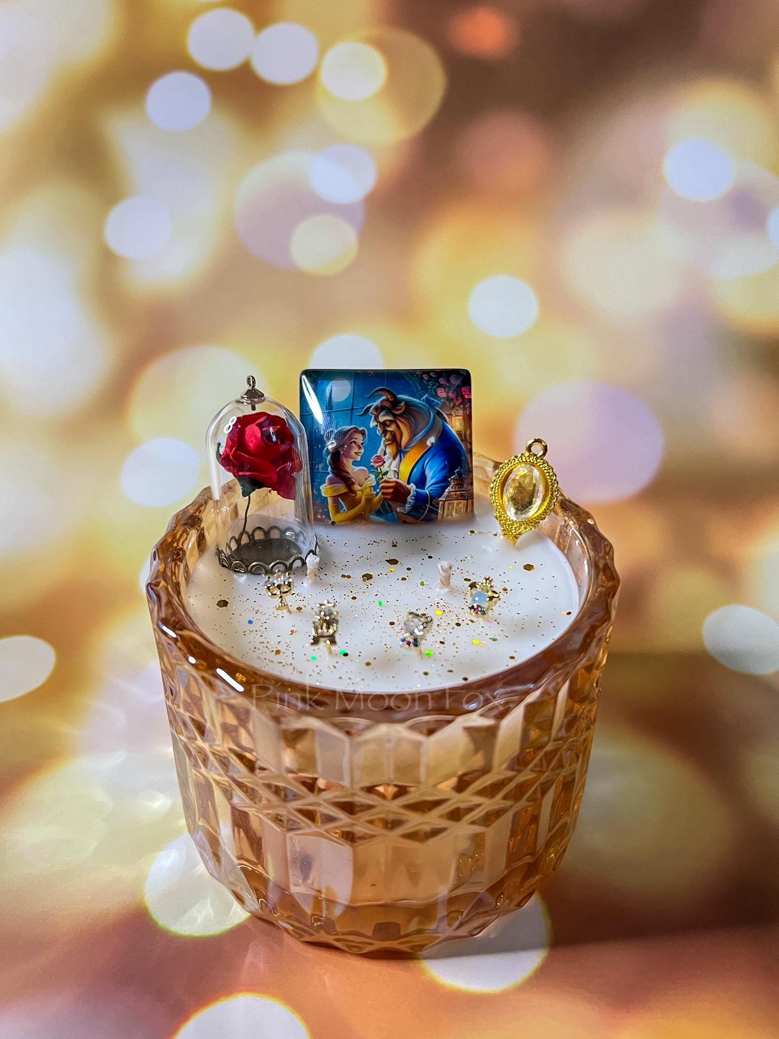 Beauty and the Beast Themed Candle - Etsy