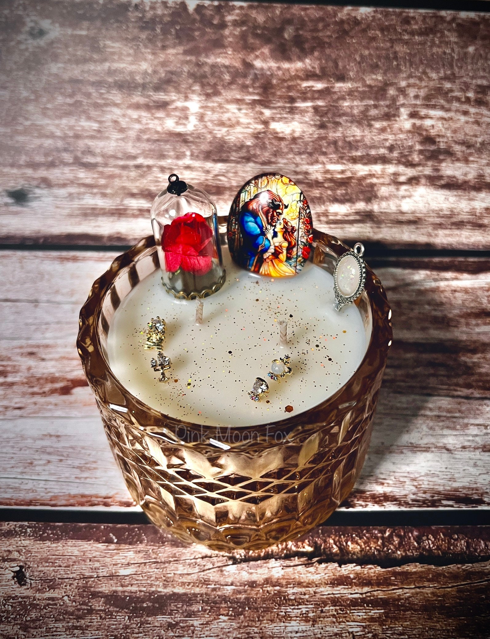 Beauty and the Beast Themed Candle - Etsy