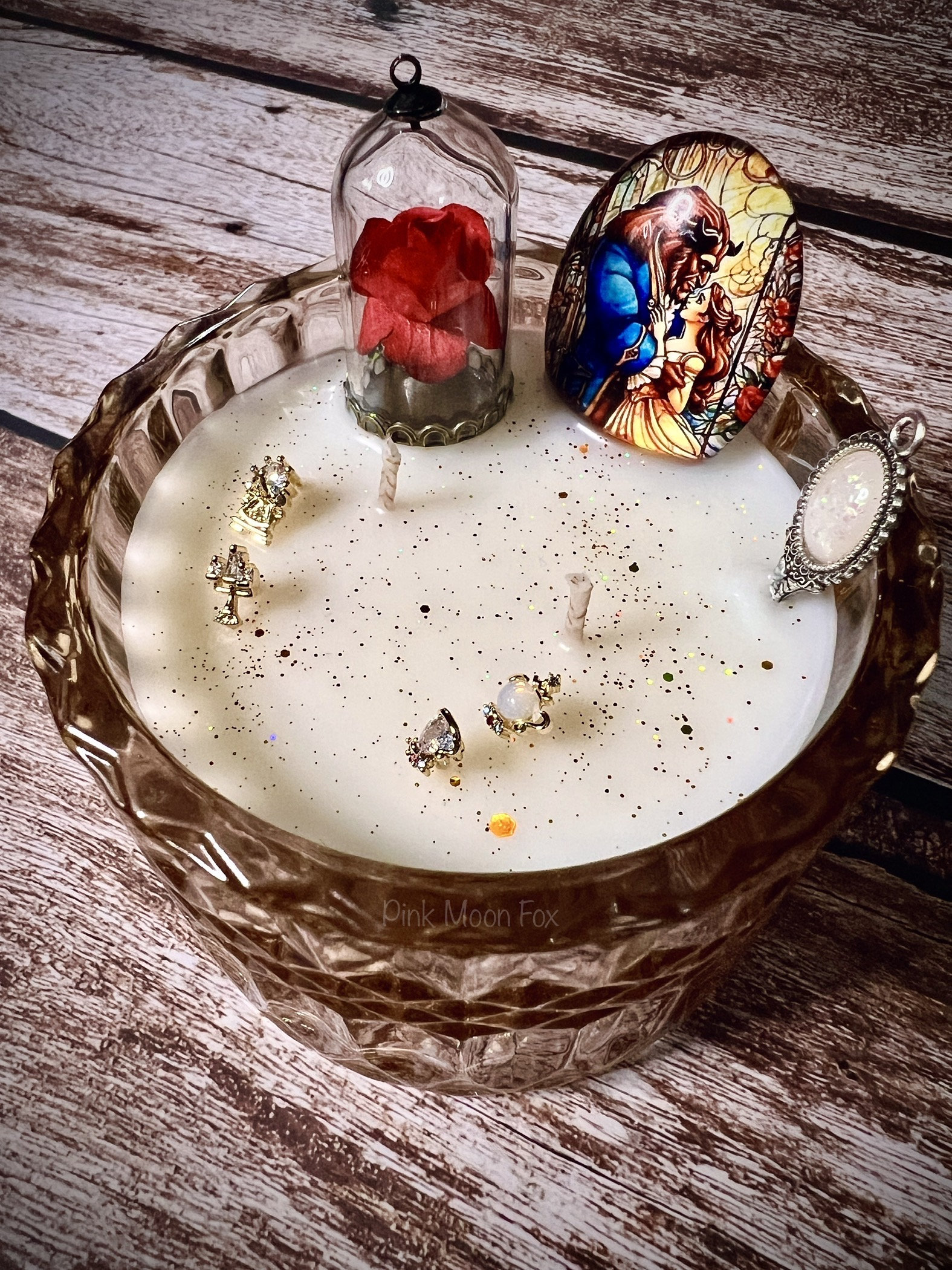 Beauty and the Beast Themed Candle - Etsy