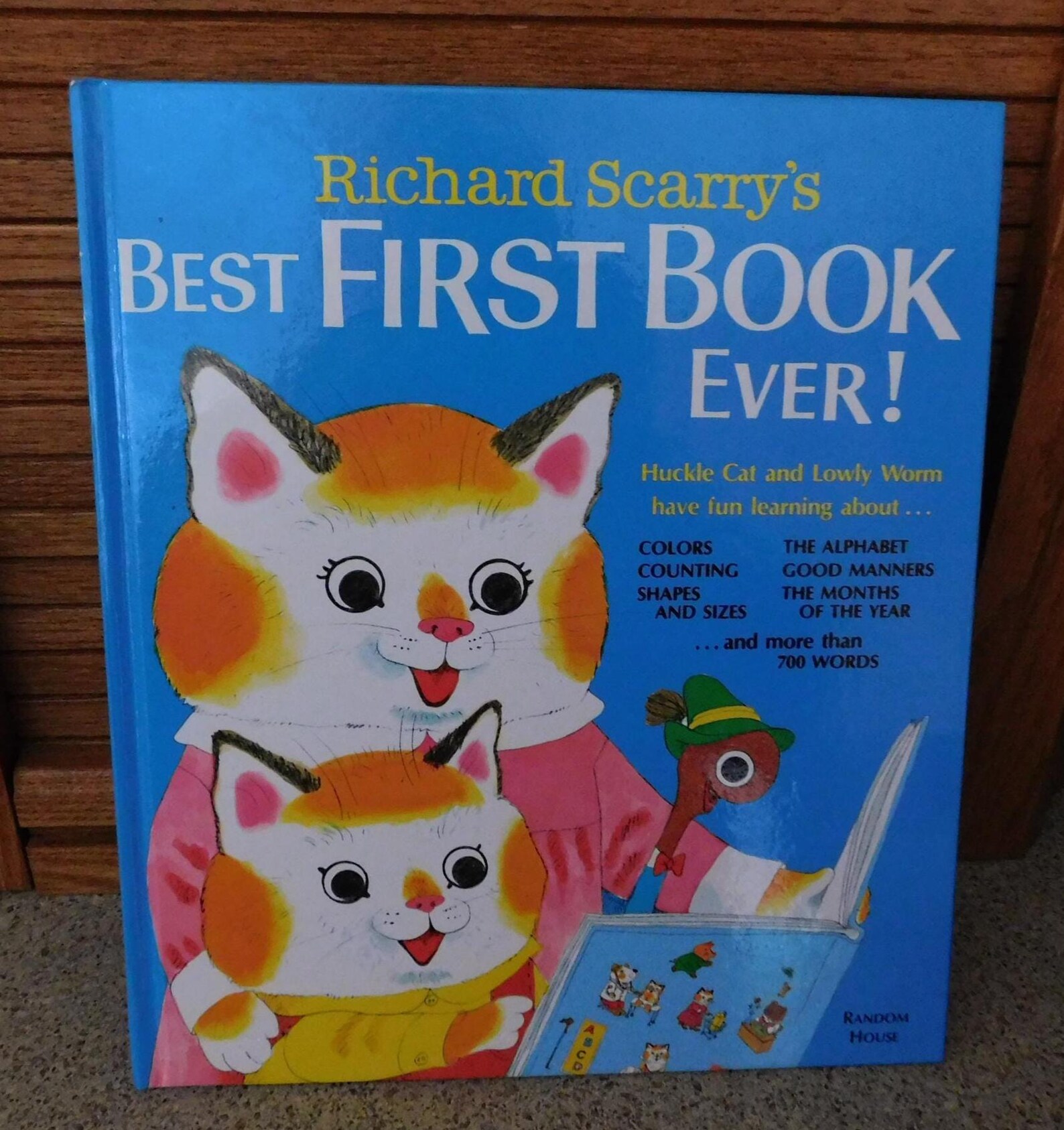 25-1259 1979 Richard Scarry's First Book Ever Random House Hardcover ...