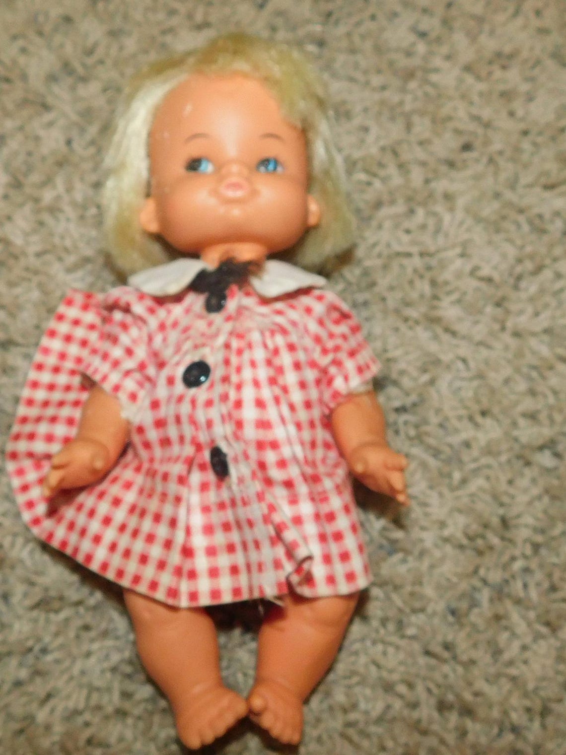 24-542 4 Vintage 7 to 8-1/2 Rubber Hard Vinyl Baby Dolls AE Allied ...