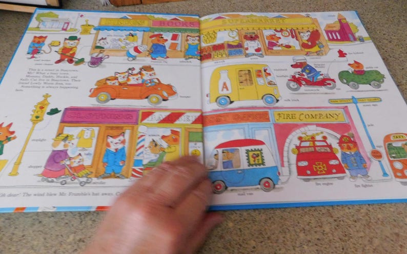 25-1259 1979 Richard Scarry's First Book Ever Random House Hardcover ...