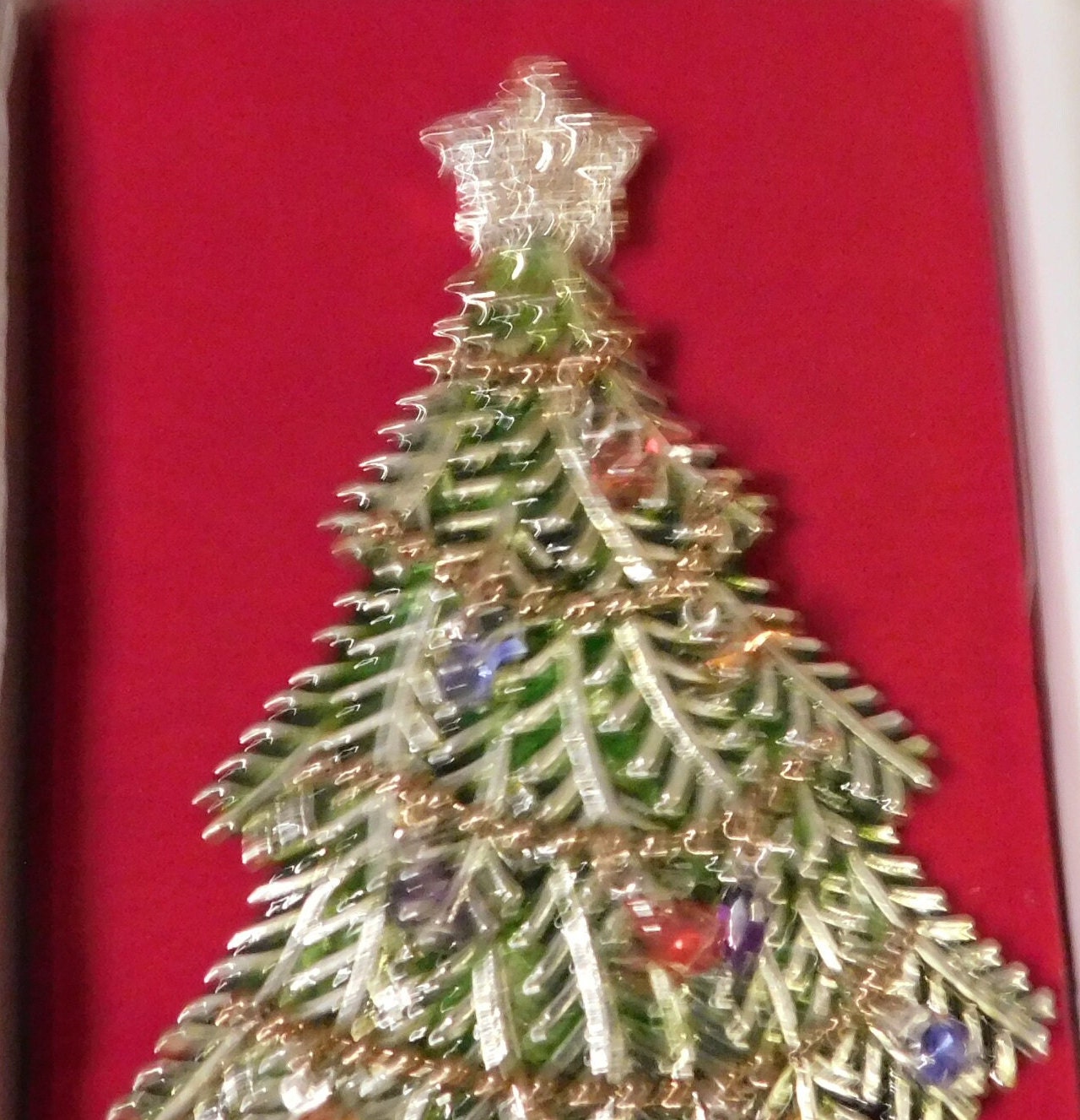 AVON 2008 Christmas Tree Pin: Rhinestone Holiday Brooch (NIB) - Etsy