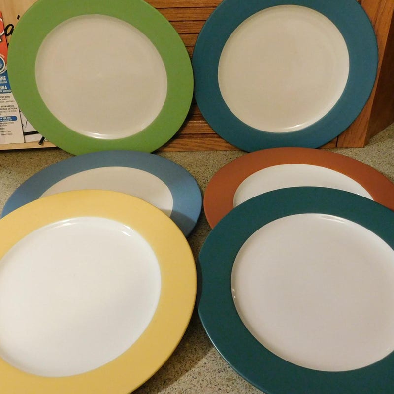Mustard Dinner Plates - Etsy