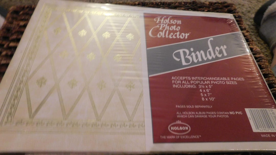 25-28 NOS Vintage Unused Holson Photo Album Binder Interchangeable No ...