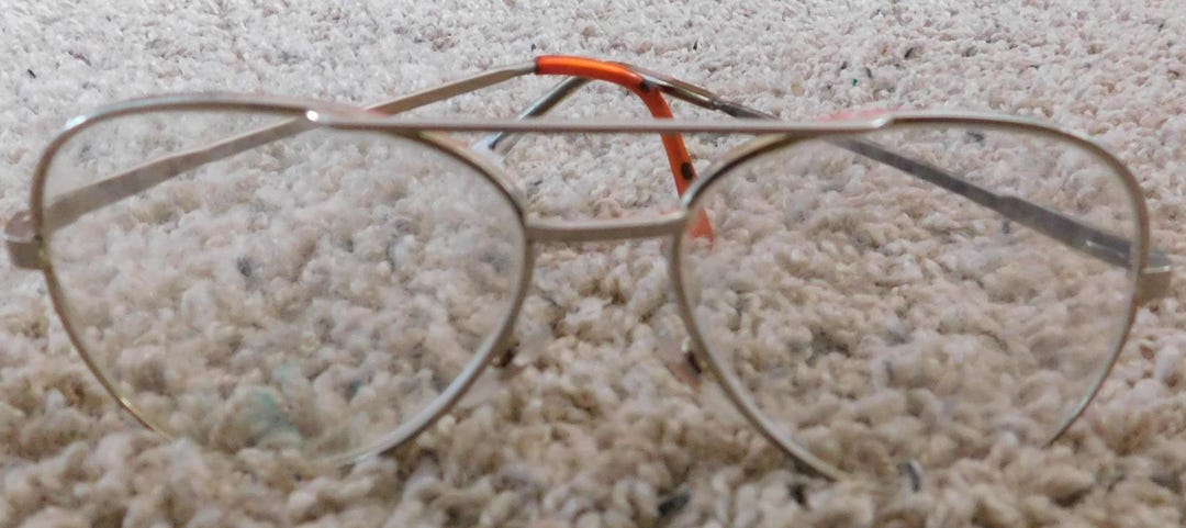 Etsy 25-215 Mens Vintage Gold Wire Rim Aviator Style Eye Glasses Parts ...