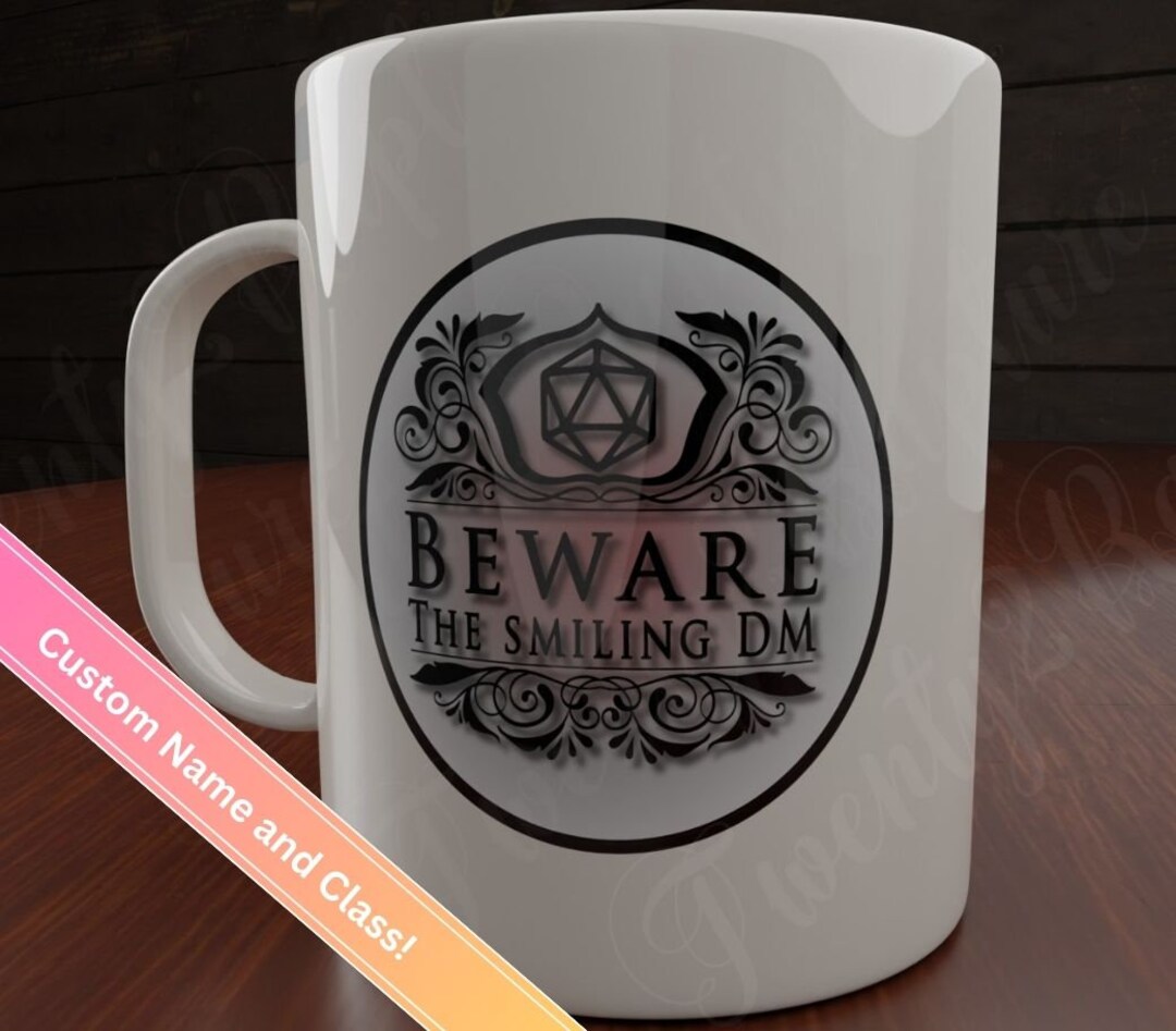 Custom RPG Class Coffee Mug, Roleplayer Gamer, Role Playing Game, Gift ...