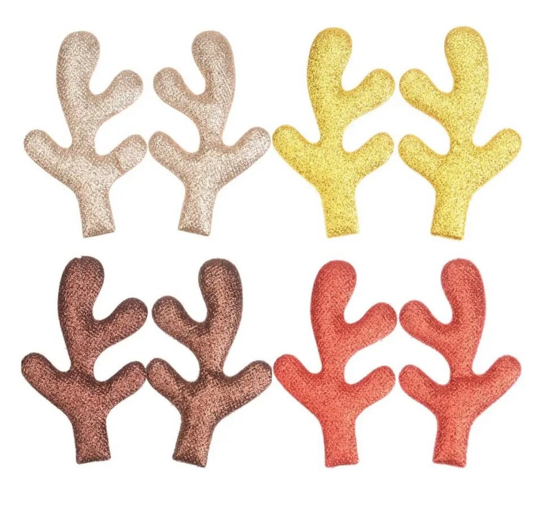 Reindeer Antlers, Glitter Antlers, Reindeer Ears, Padded Reindeer ...