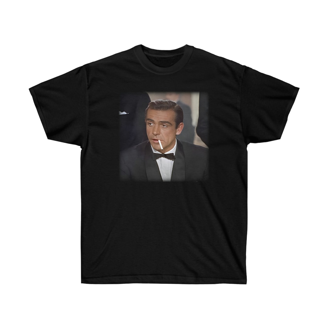 James Bond 007 Dr.no Sean Connery Smoking at the Poker Table T-shirt - Etsy