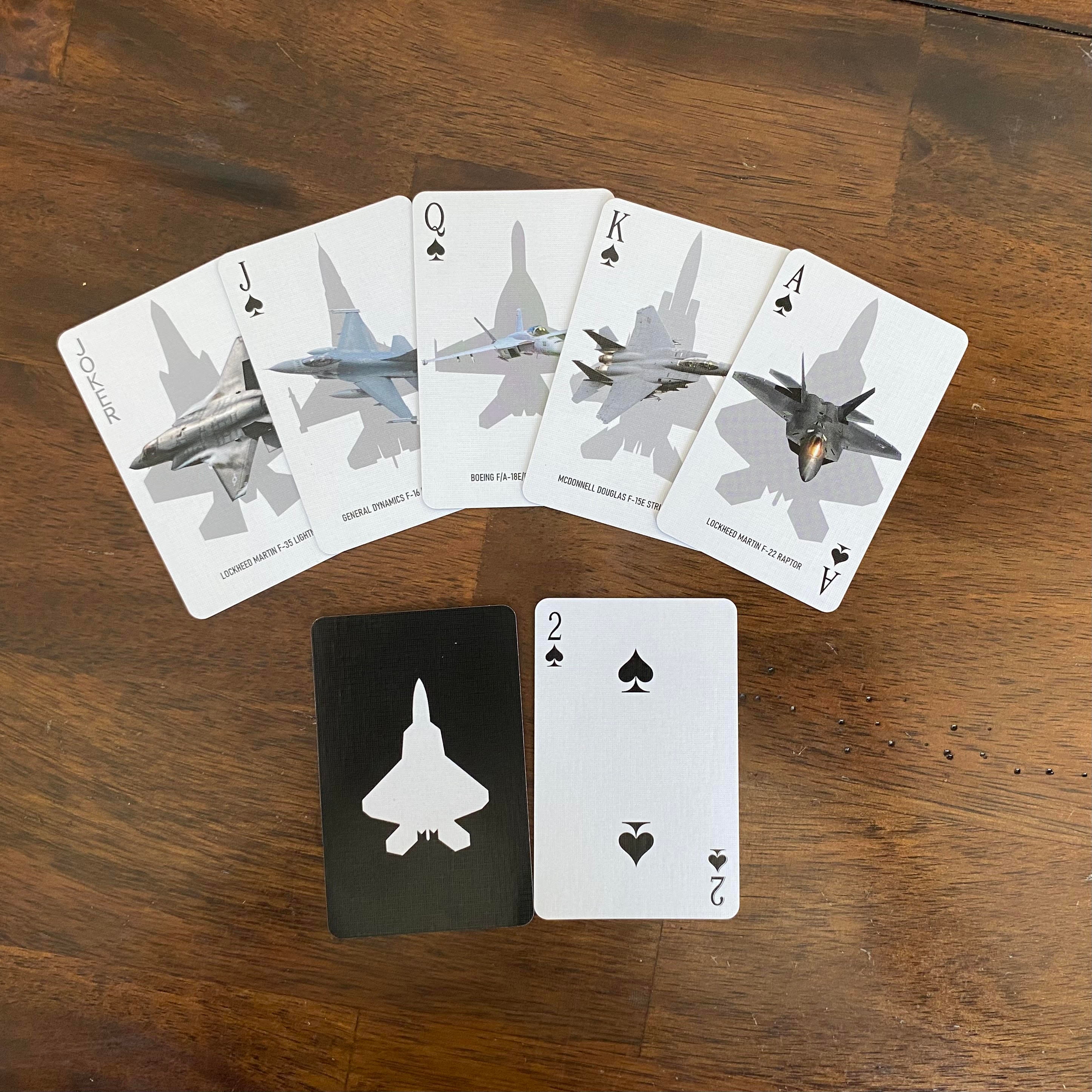 Modern Fighter Jets Playing Cards - Etsy