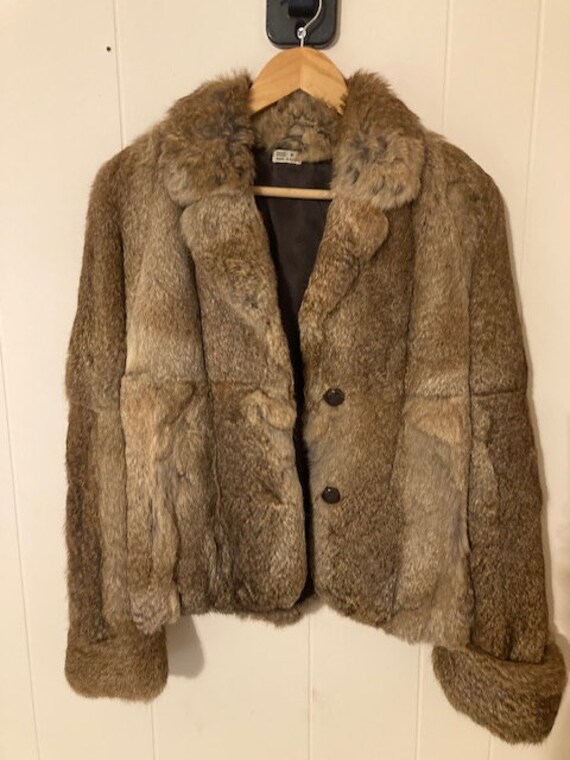 Vintage Woman's Short Fur Coat Medium - Gem