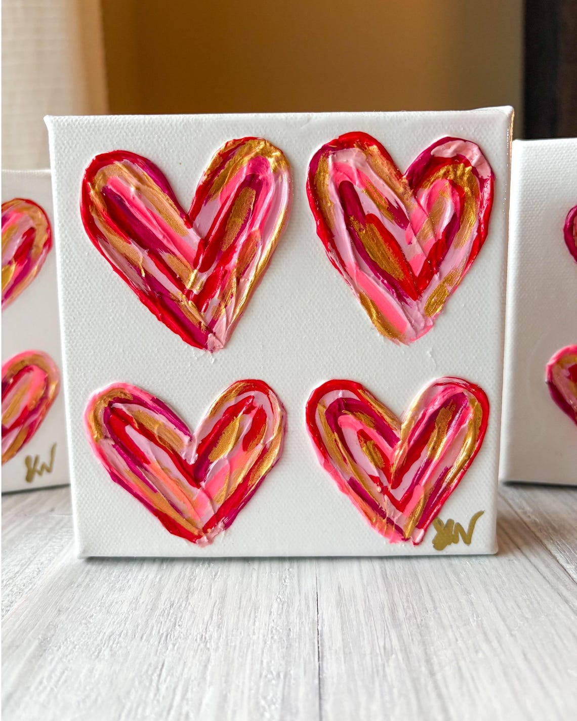 4 Hearts Minis - Etsy