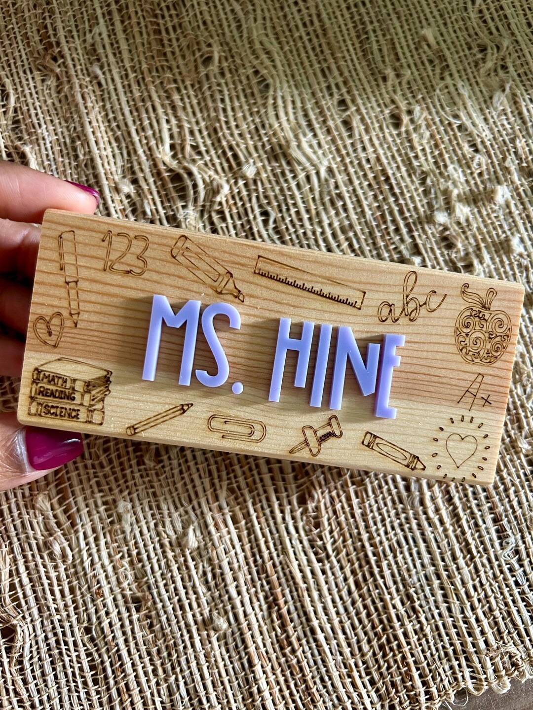 Personalized Eraser, Dryboard Eraser, Teacher Gift, Engraved Eraser ...