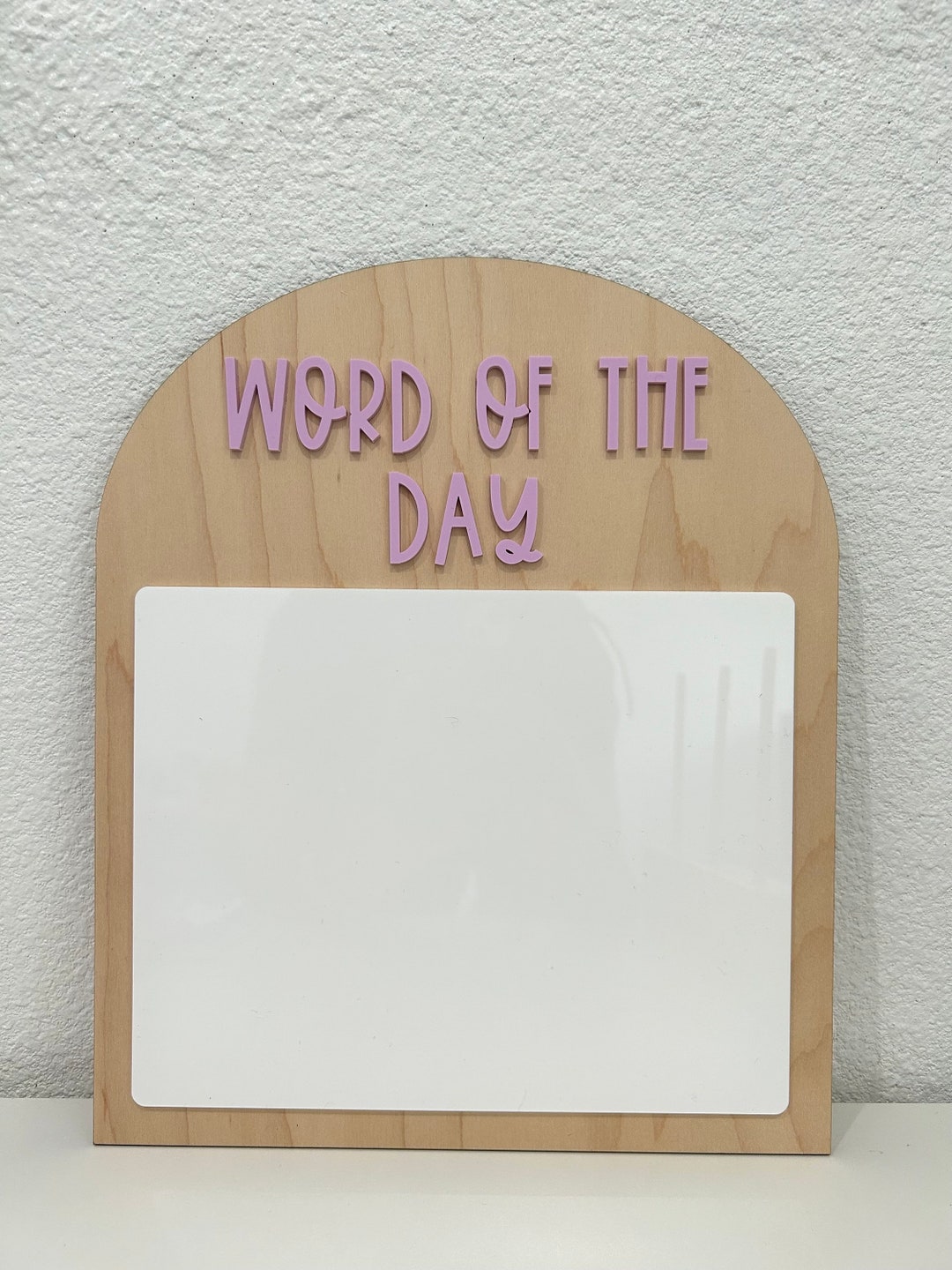 Word of the Day Dry Erase Board - Etsy