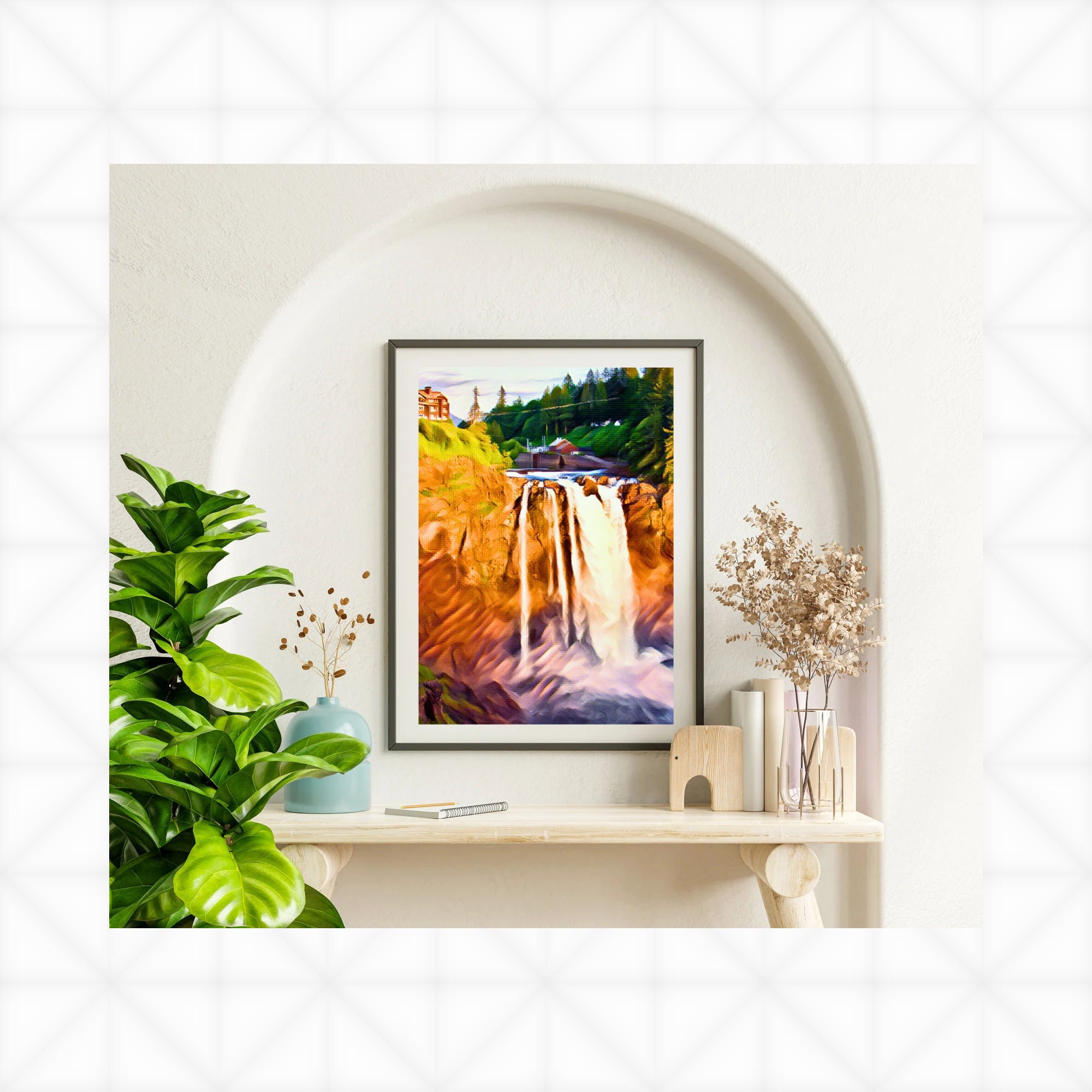 Snoqualmie Falls Full View| Salish Lodge| Snoqualmie| WA Waterfall| PNW ...