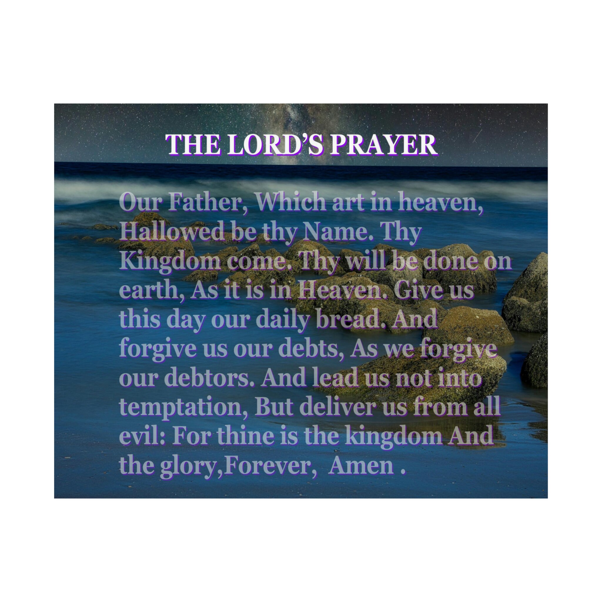 The Lord's Prayer Posters - Etsy