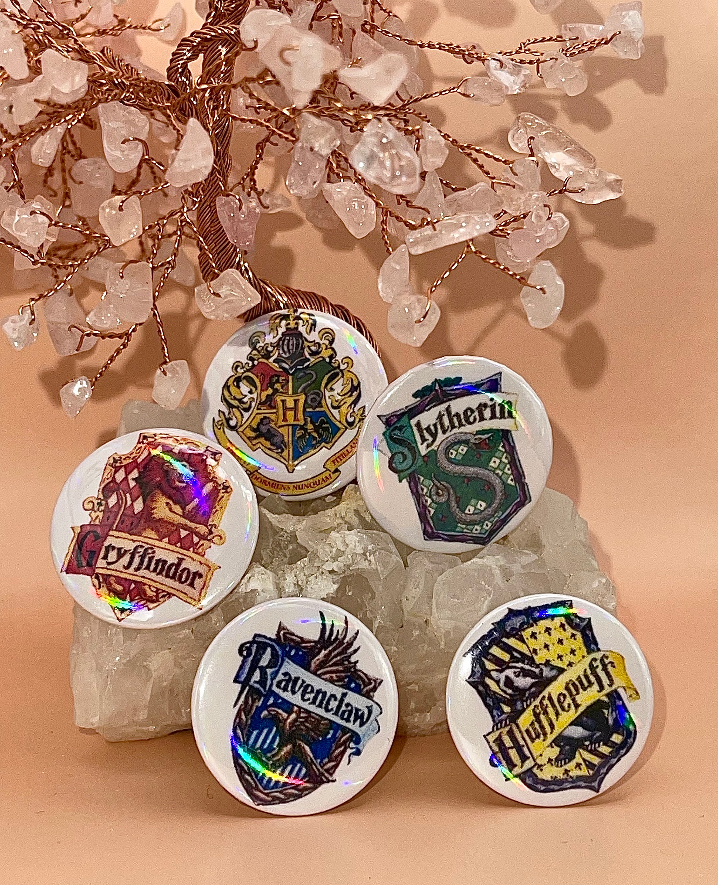 Holographic Harry Potter Buttons With Pinback 32mm 1.25 In, Pins, Gift ...