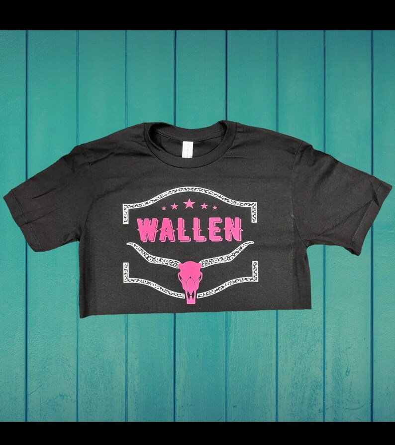 Western Morgan Wallen Country Cropped Tee - Etsy