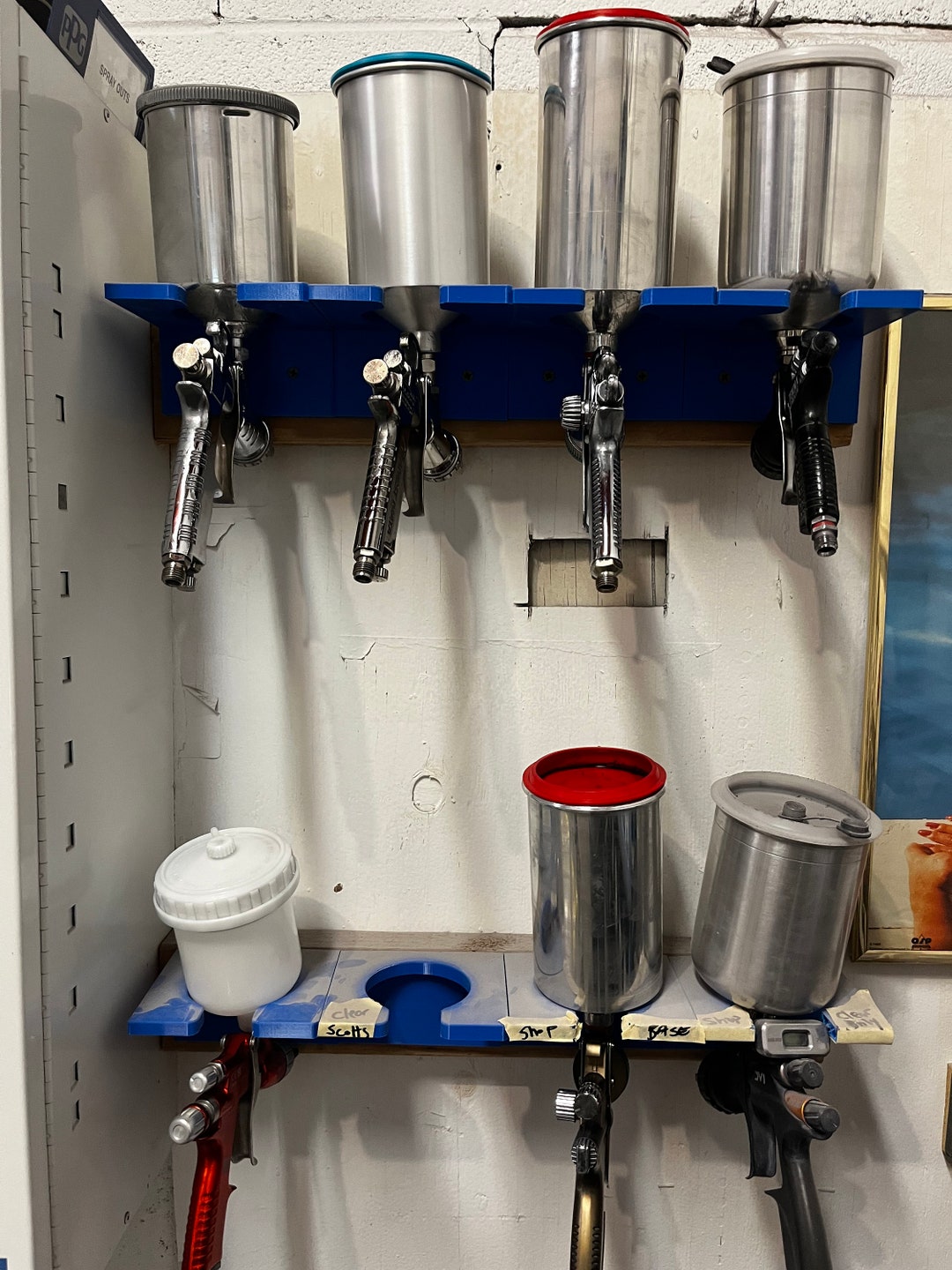 3D Printed Spray Gun Holder - Etsy