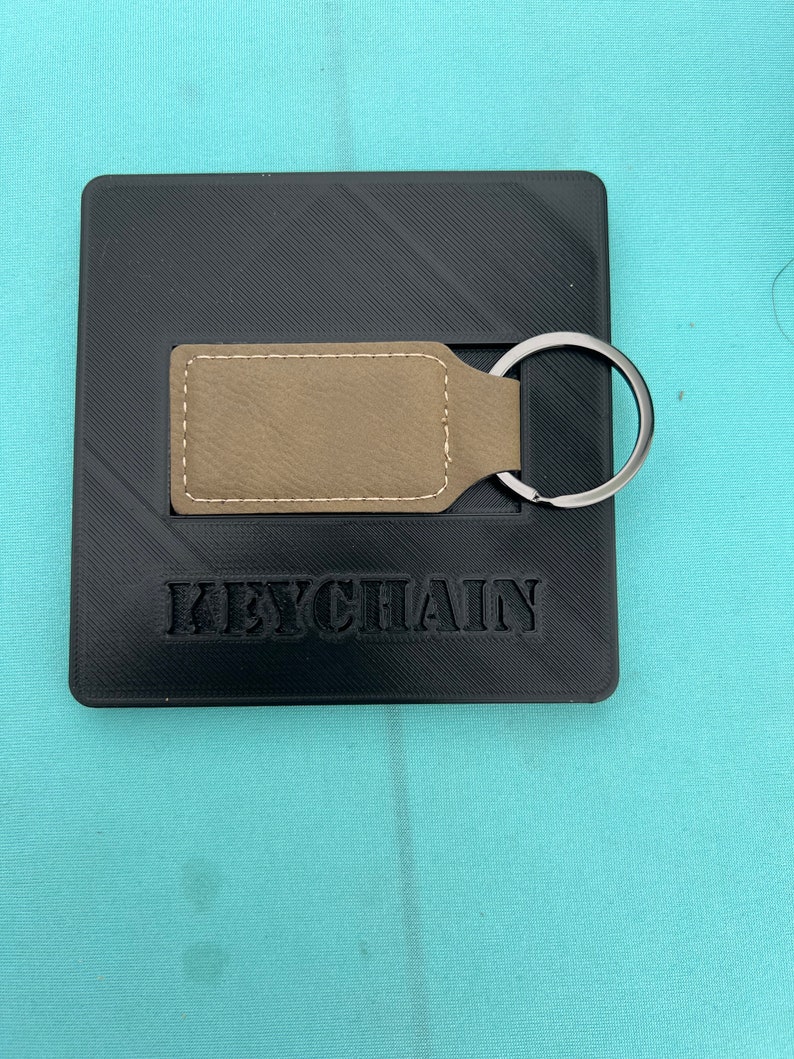 3D Printed Leather Keychain Jig for Portable Laser - Etsy