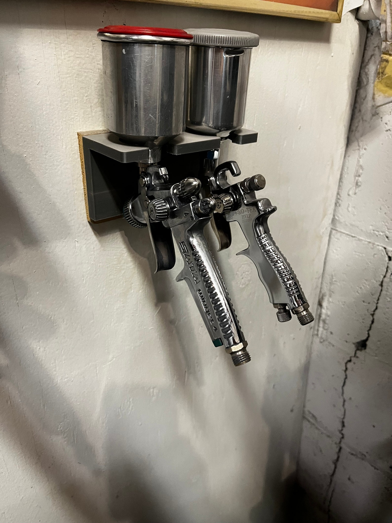 3D Printed Double Minijet Spray Gun Holder - Etsy