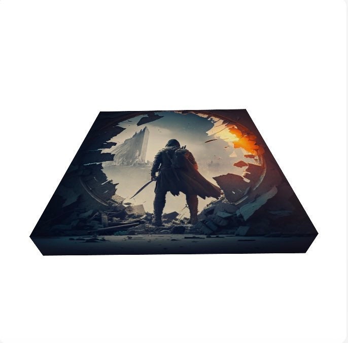 Canvas Painting-the World Beyond-digital Print-destiny-gaming-room ...