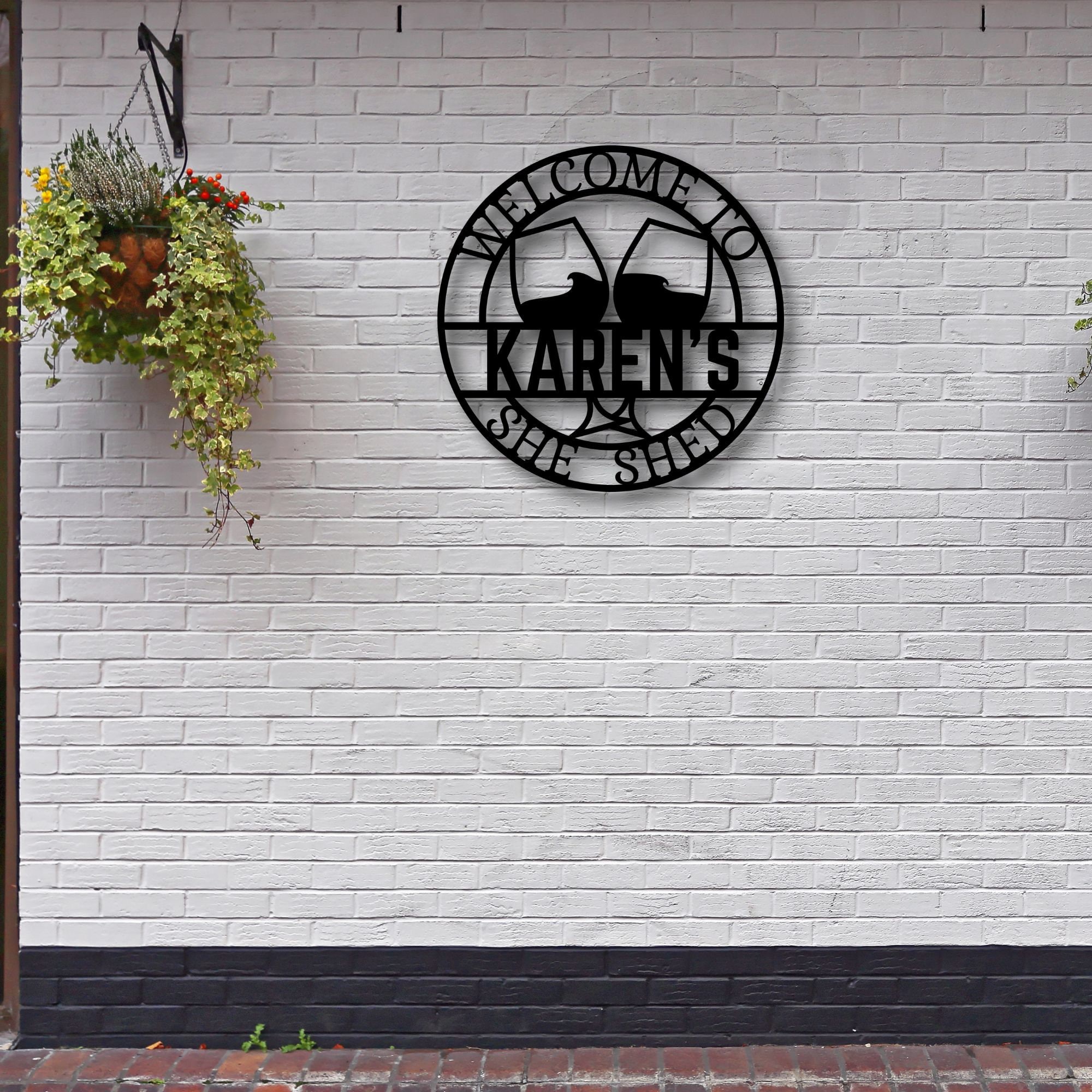 Personalized She Shed Sign, Garden Shed Sign, Metal She Shed Sign ...