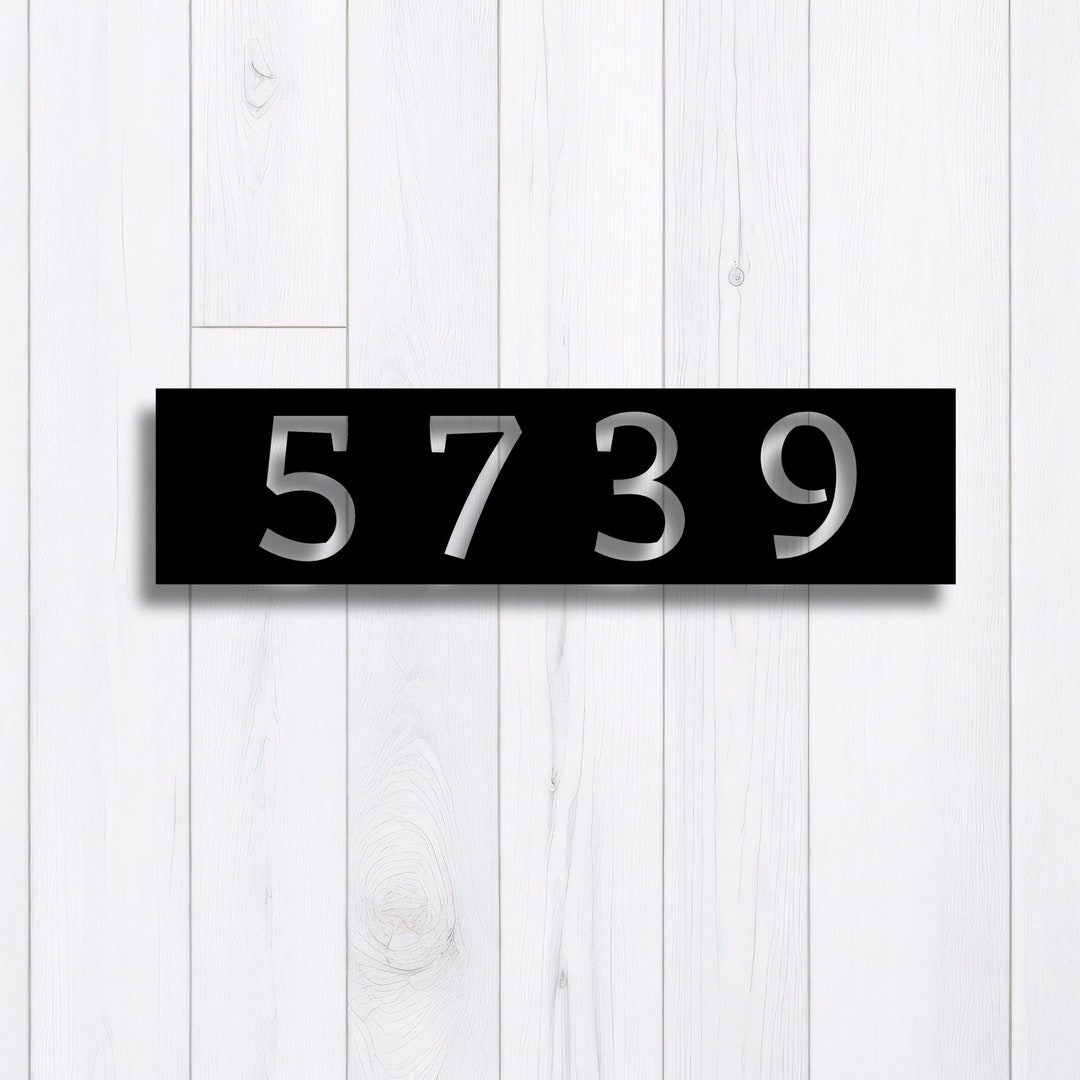 Personalized Metal House Address Sign, Metal Porch Decor, Front Door ...