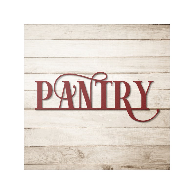 Pantry Sign, Pantry Metal Wall Art, Kitchen Decor, Pantry Door Sign ...