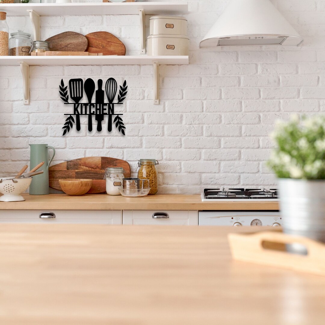 Metal Kitchen Sign, Metal Kitchen Wall Art, Metal Kitchen Decor ...