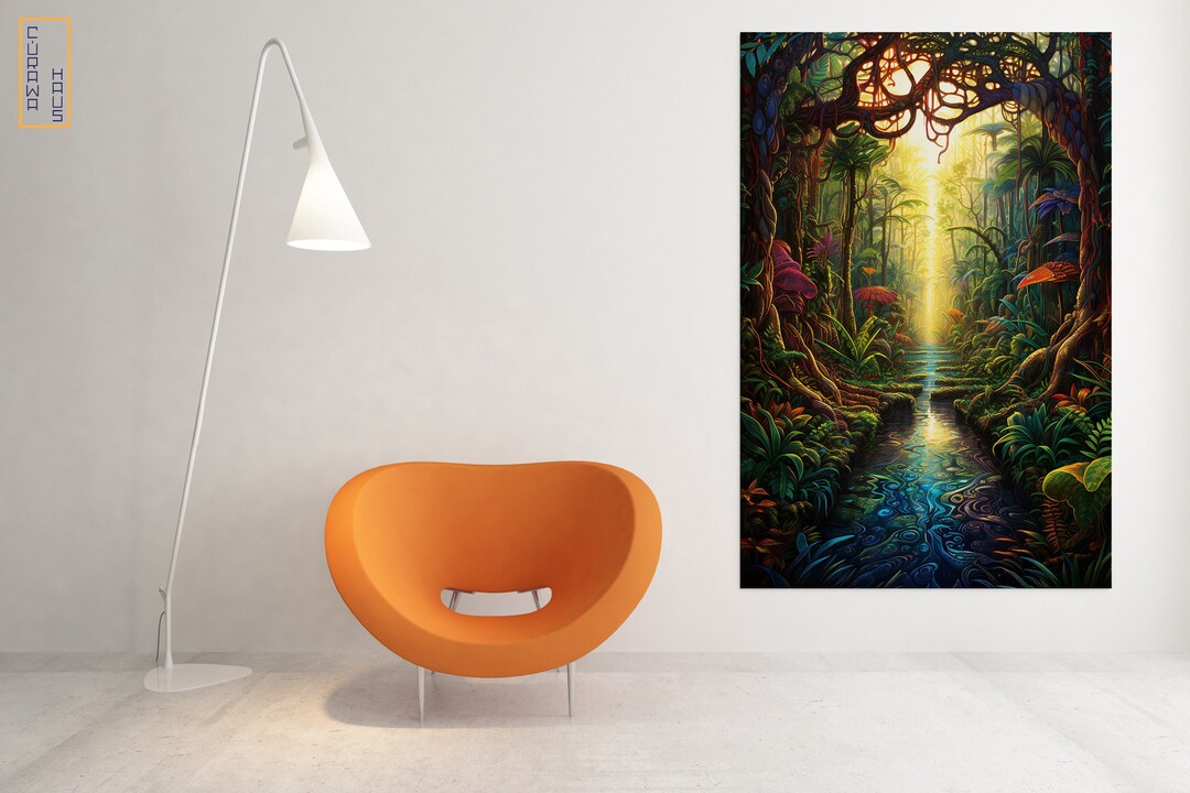 The Colours of the Jungle DMT Psychedelic Forest Ayahuasca Nature ...