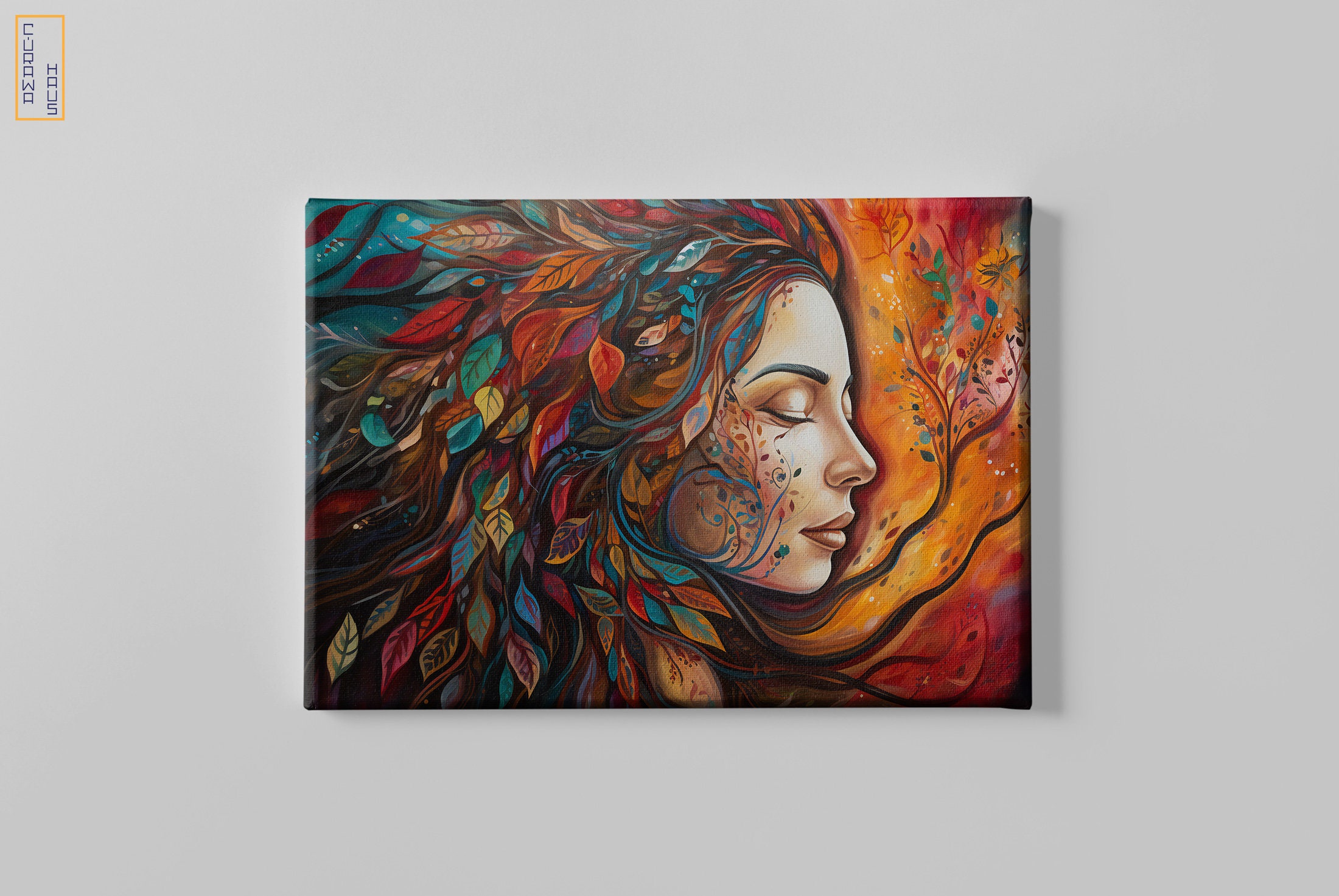 Woman Becomes the Tree of Life DMT Ayahuasca Creative Psychedelic ...