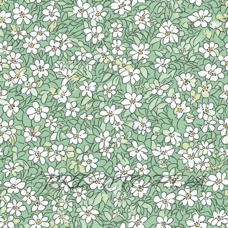 Floral Digital Paper Miniature Flower Pattern Tiny - Etsy