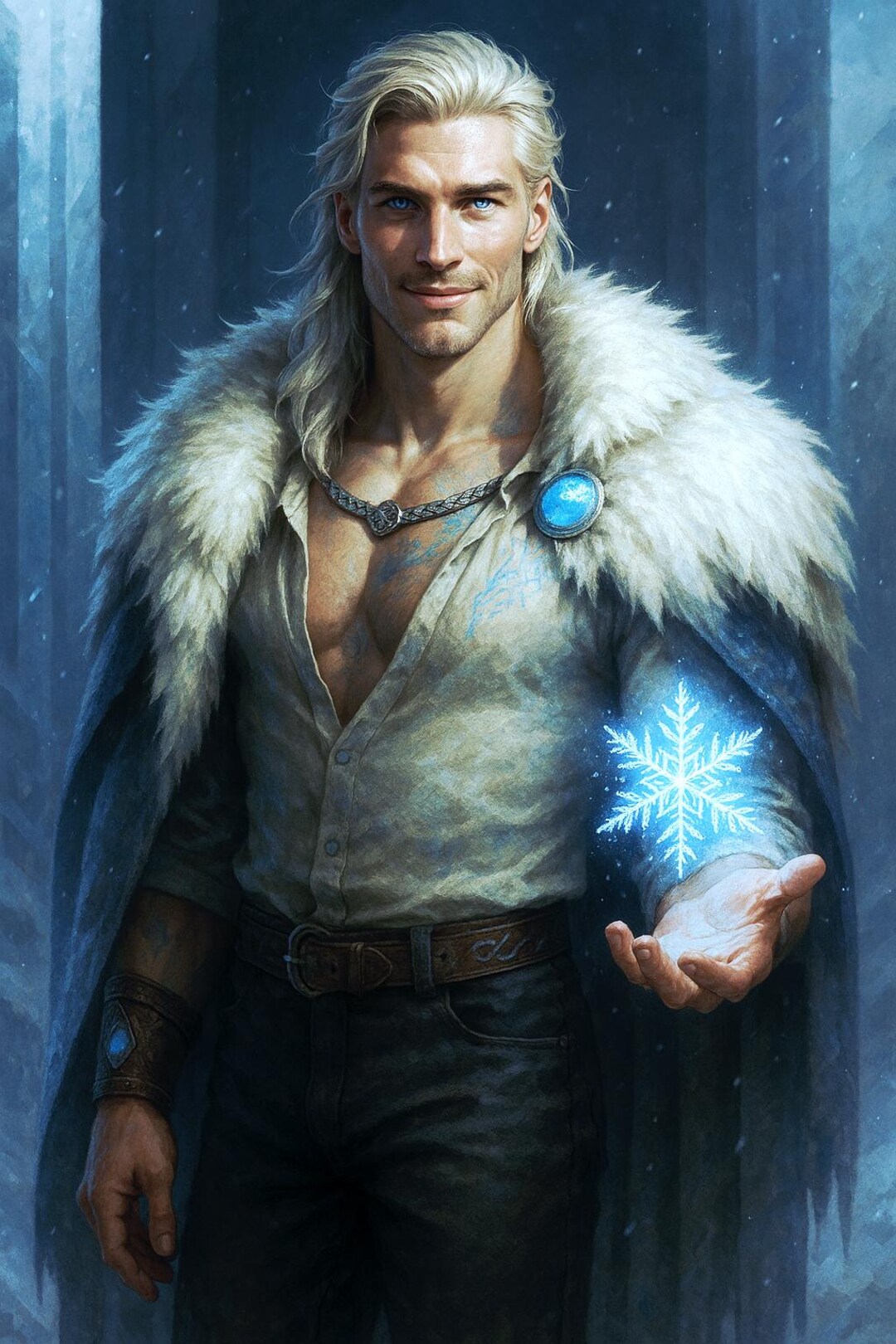 SOREN ICEHEART - Norse Demigod of Winter Storms Direct Link Crystal ...