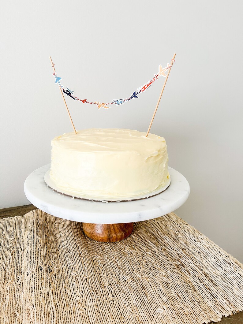 Airplane Cake Banner - Etsy