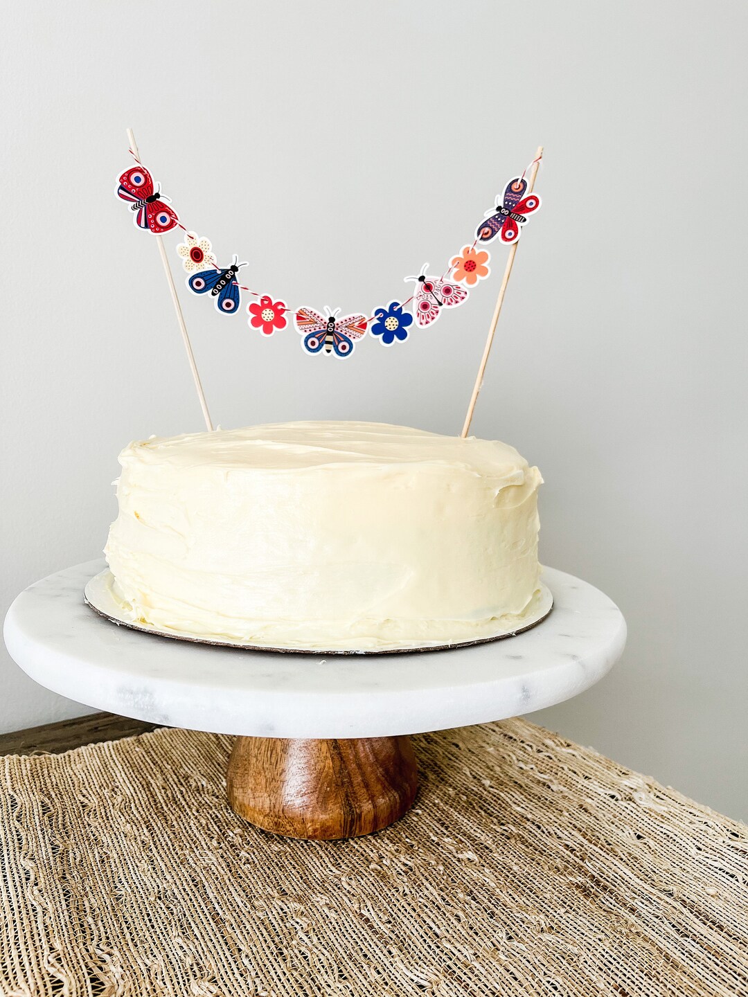Flutter Cake Banner - Etsy