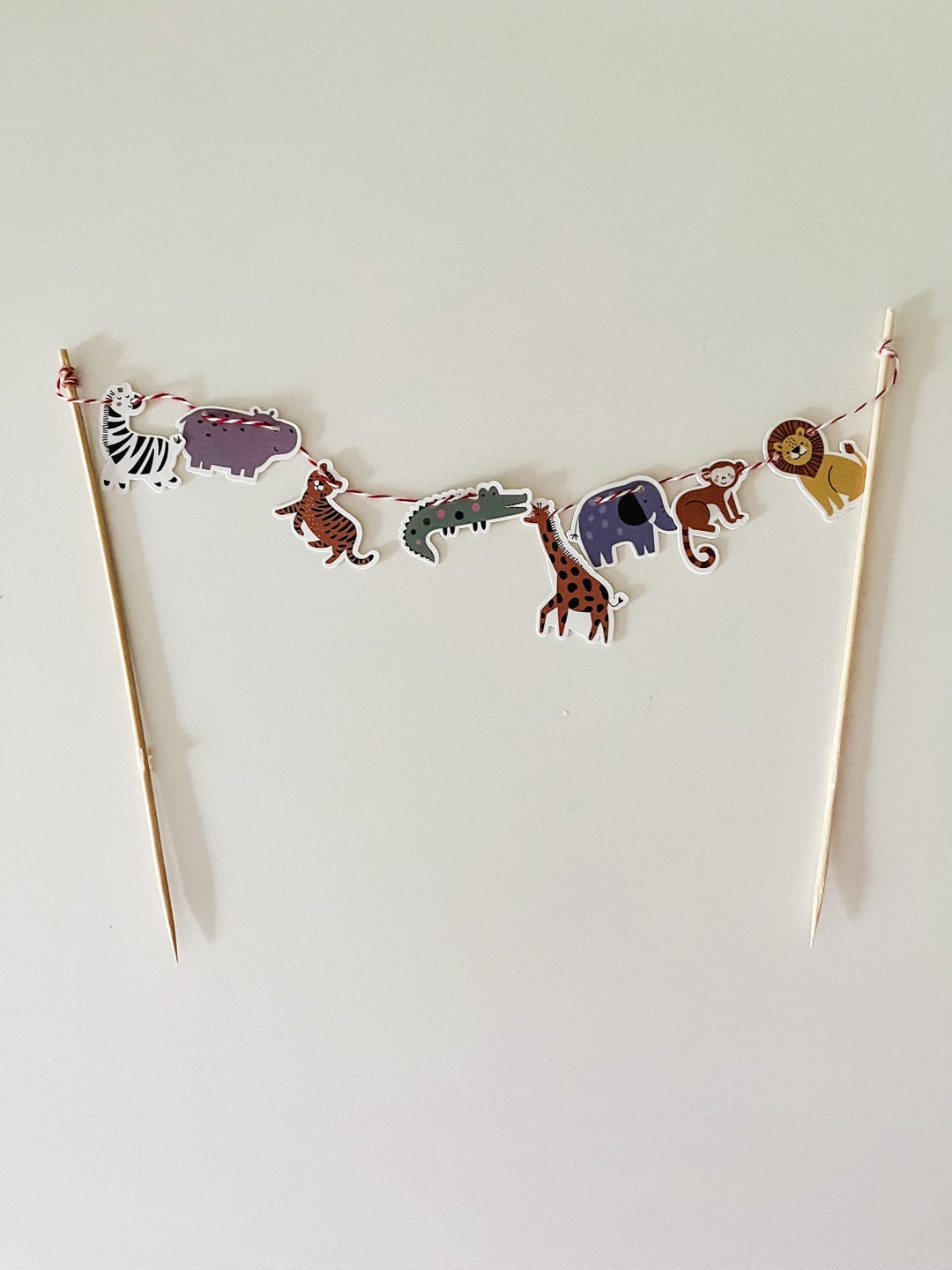 Safari Cake Banner - Etsy