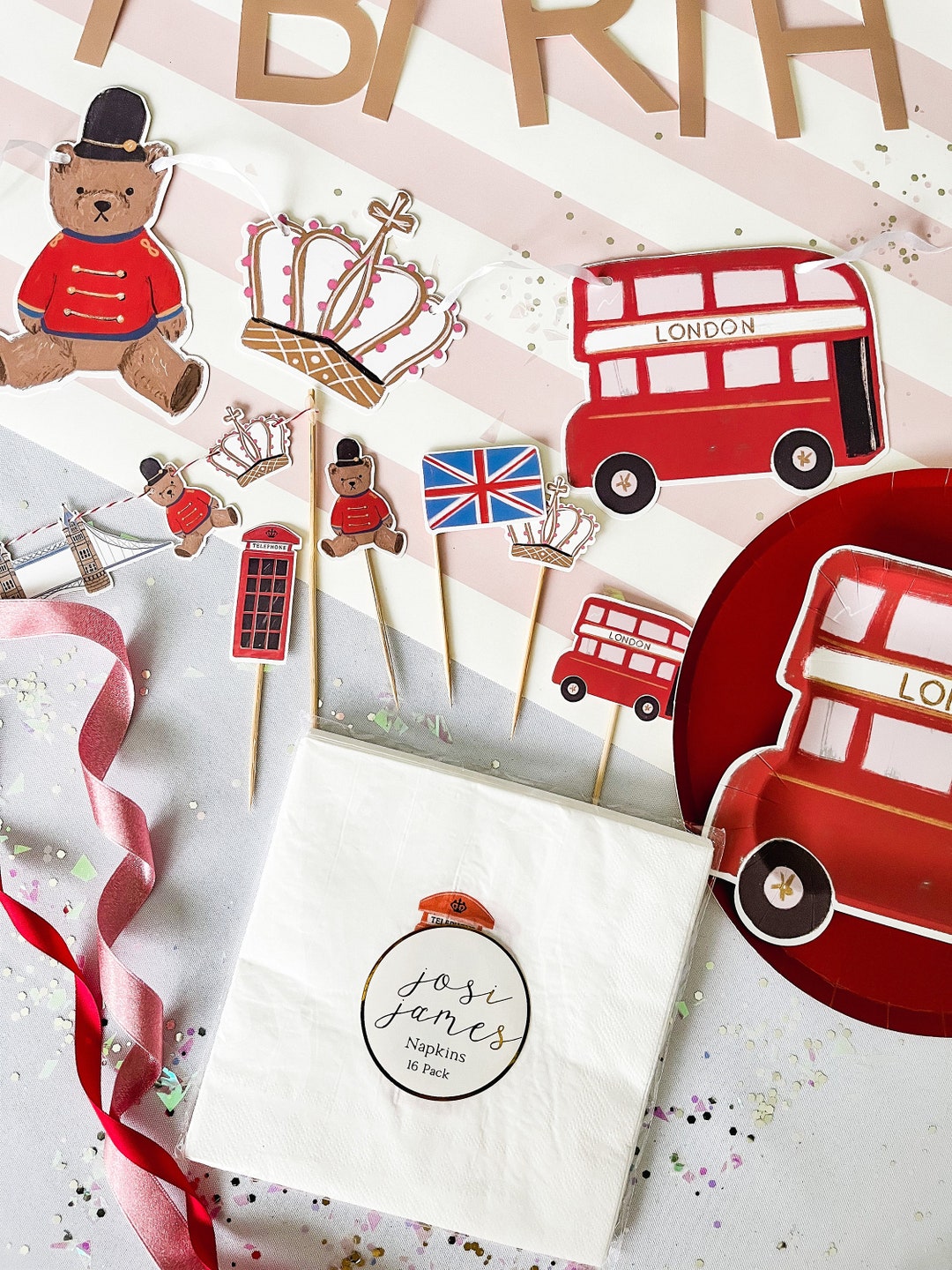 London Cake Toppers - Etsy