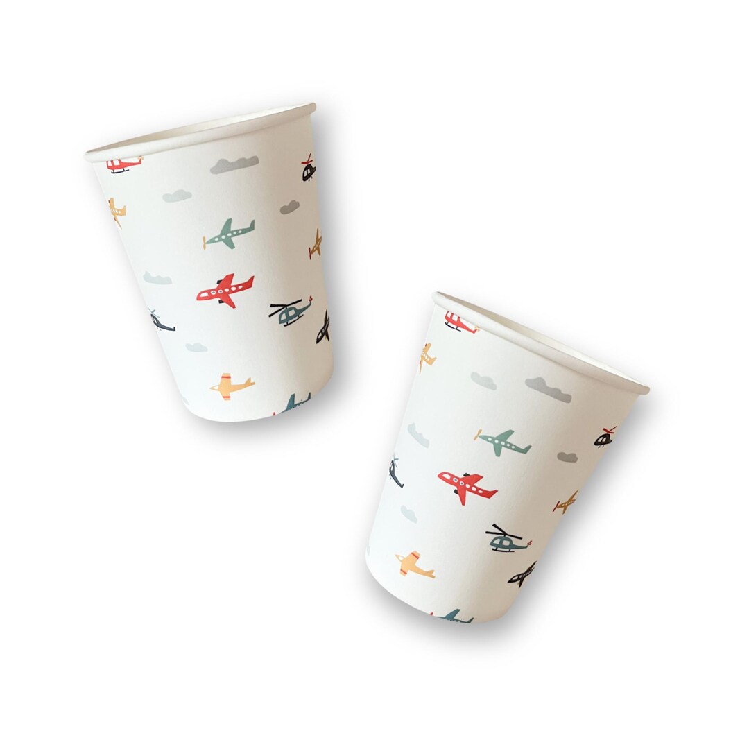 Airplane Cups (8 per Set) - Etsy