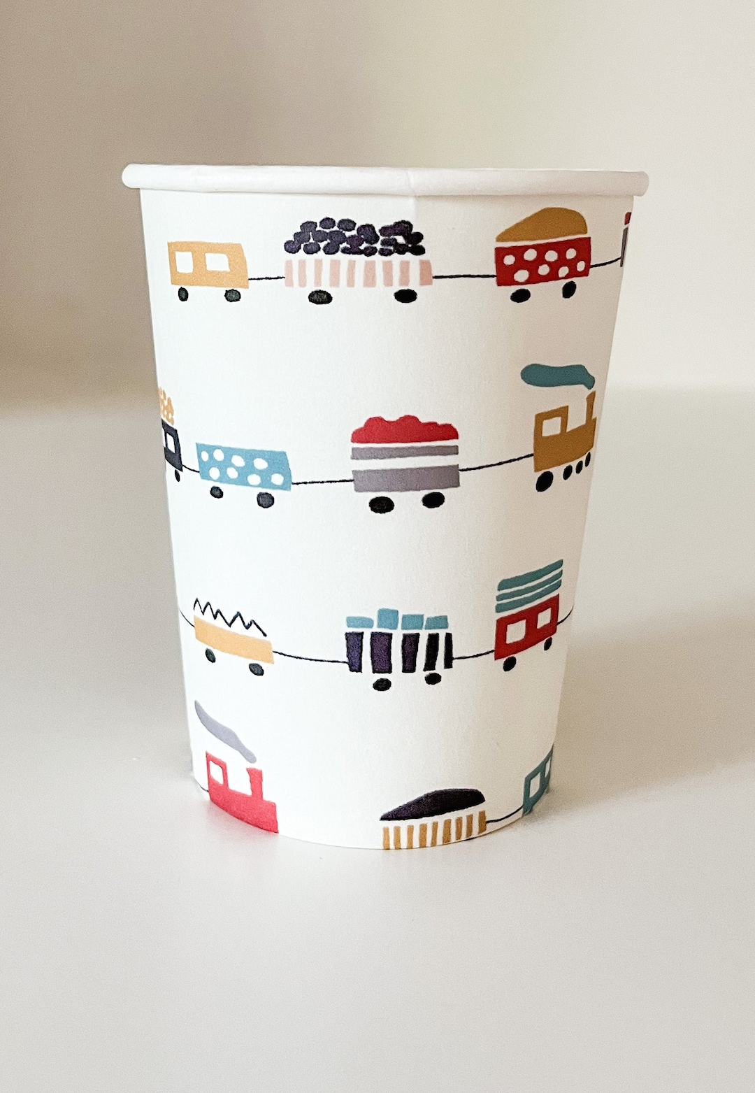 Train Paper Cups (pack of 8) - Train Birthday Party and Baby Shower ...