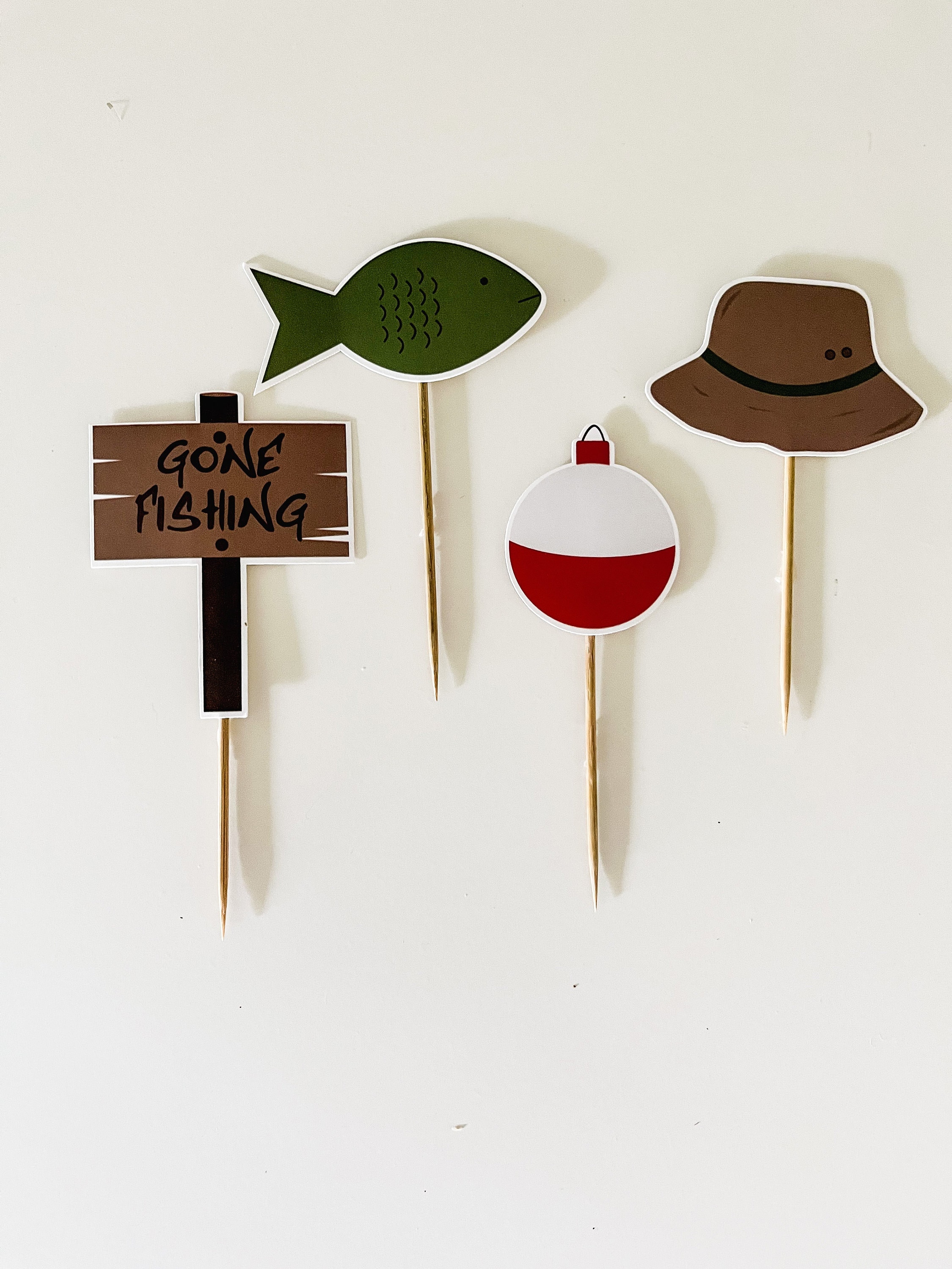Fishing Cupcake Toppers - Etsy