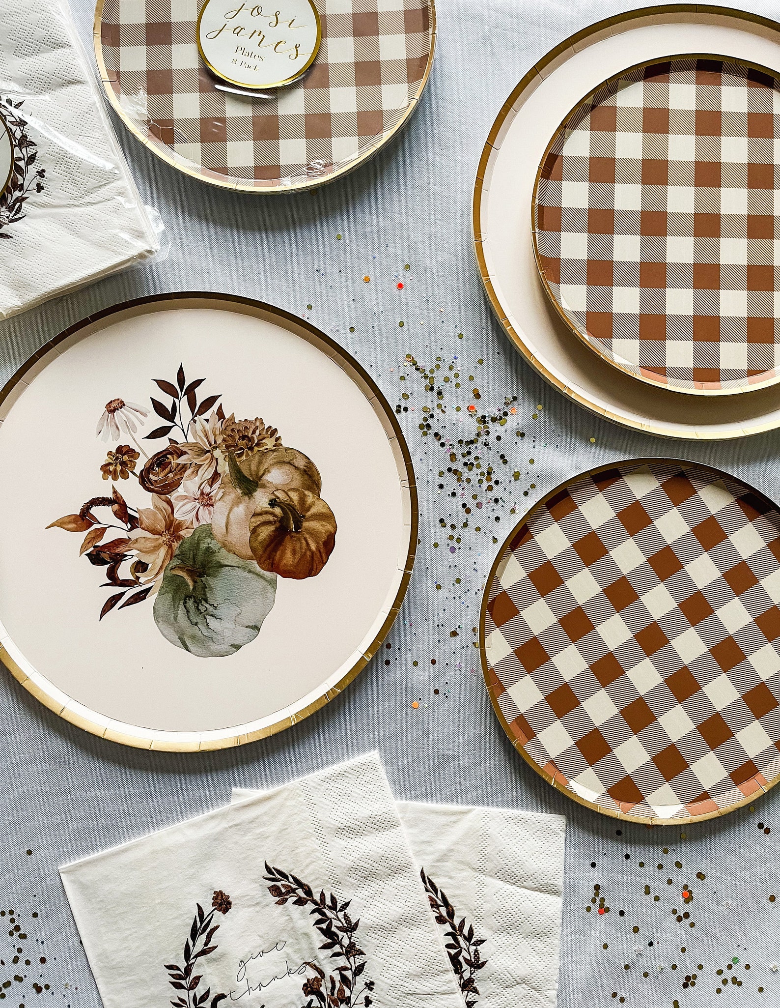 Fall Pumpkin Paper Plates (pack of 8) - Pumpkin Birthday Party and Baby ...